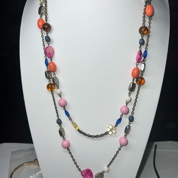 Vintage | Jewelry | Vintagebohomultibeadnecklace | Poshmark